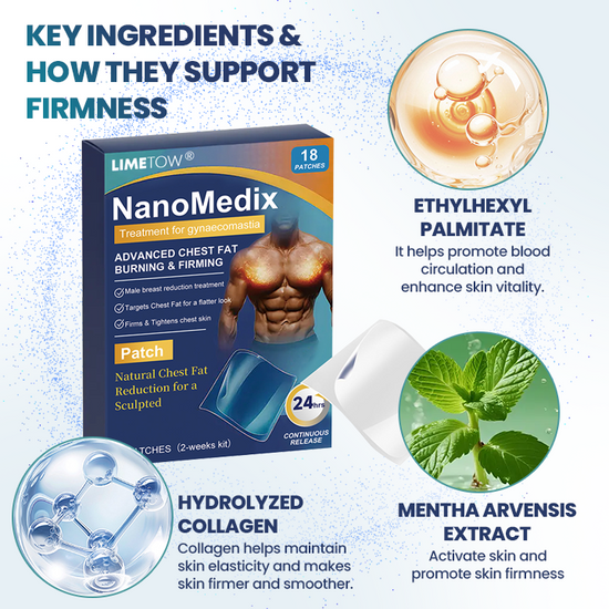 LIMETOW® Nanomedix Gynecomastia Chest Fat Burning & Firming Patch ...